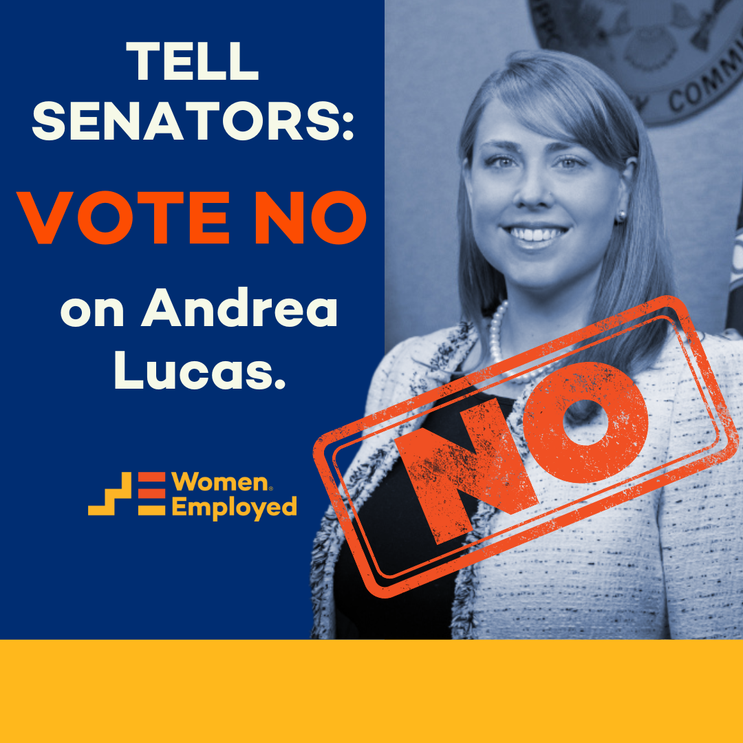 Vote No on Andrea Lucas - Women Employed
